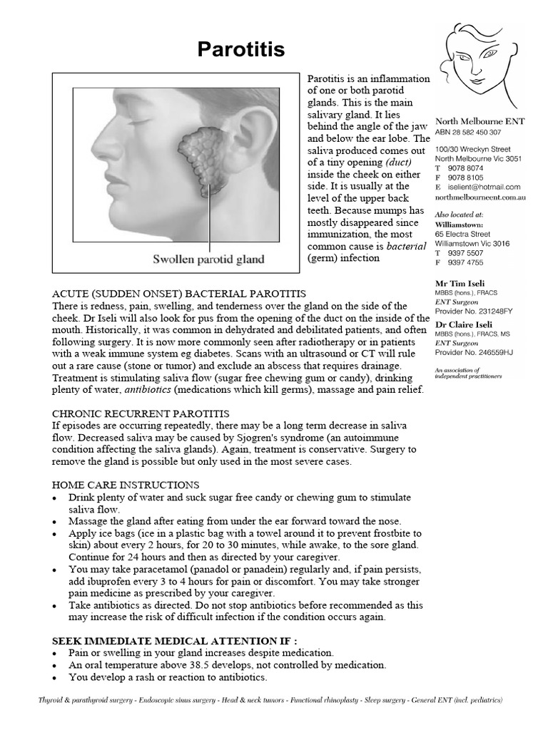 Parotitis 2013 | PDF | Medical Specialties | Diseases And Disorders
