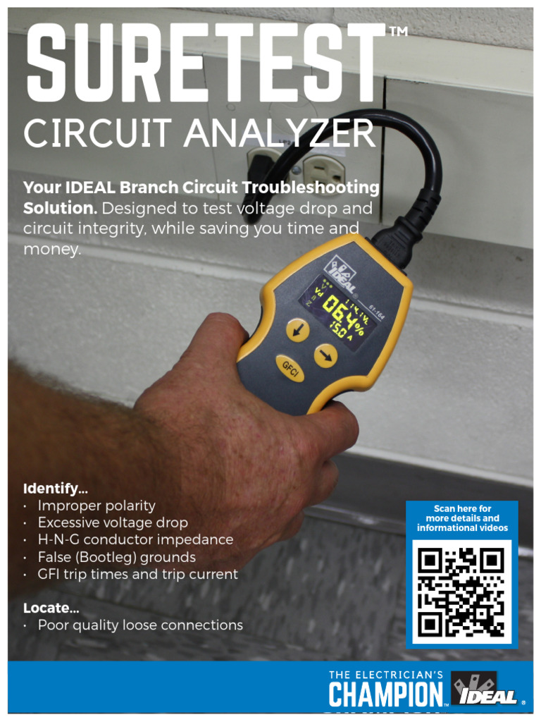 P-6026 SureTest Circuit Analyzer Brochure | PDF | Manufactured Goods ...