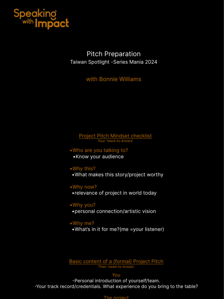 1 Handout - Series Mania | PDF