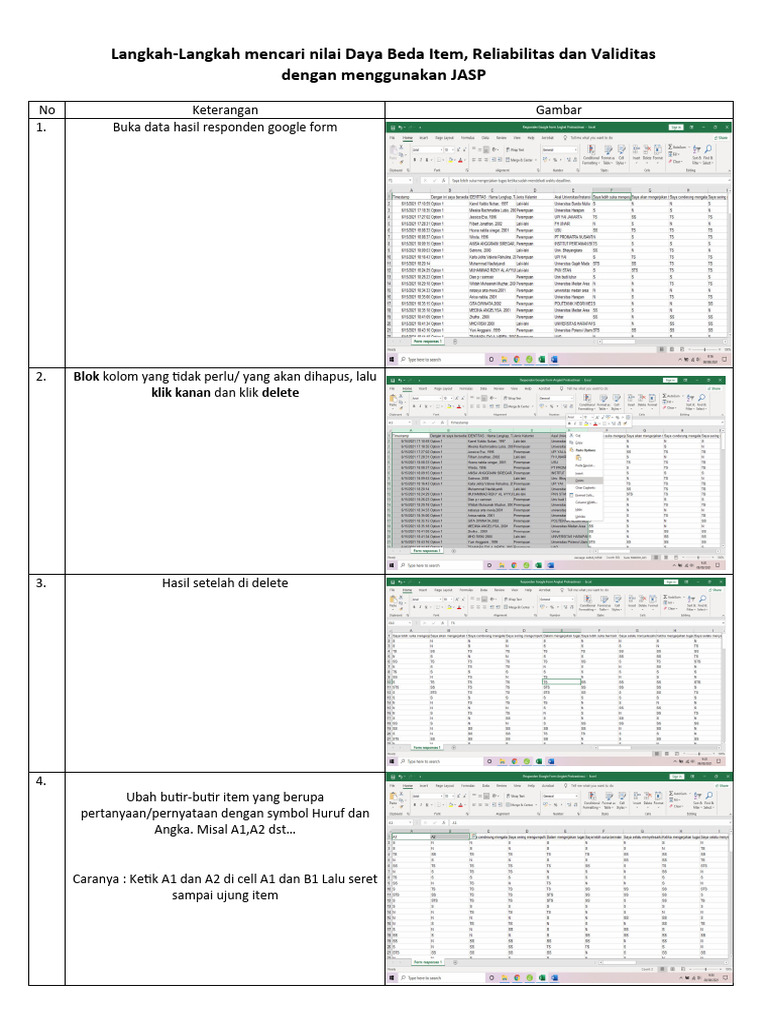 Analisis Data dengan JASP | PDF