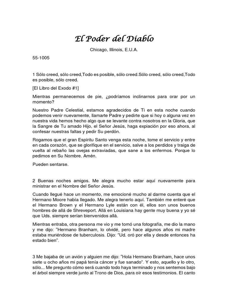 El poder del diablo__ | PDF | La resurrección de Jesús | Jesús