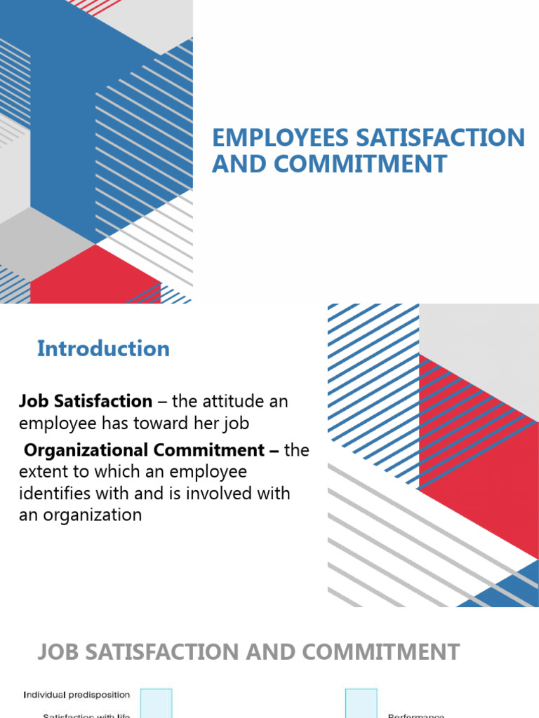 Employees Satisfaction and Commitment | PDF | Job Satisfaction | Employment
