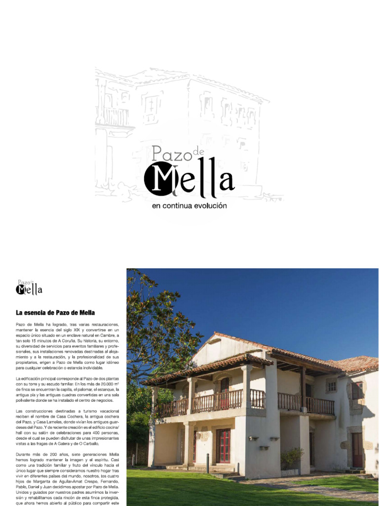 Pazo de Mella Folleto | PDF