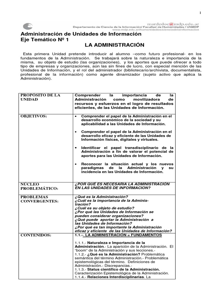5) U1 Ob-ModuloAdministracion | PDF | Conocimiento | Science