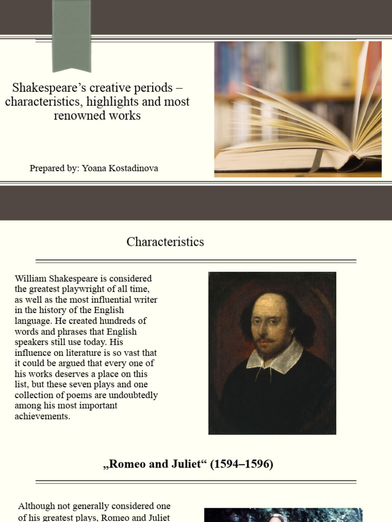 Shakespeare's Creative Periods | PDF | Macbeth | King Lear
