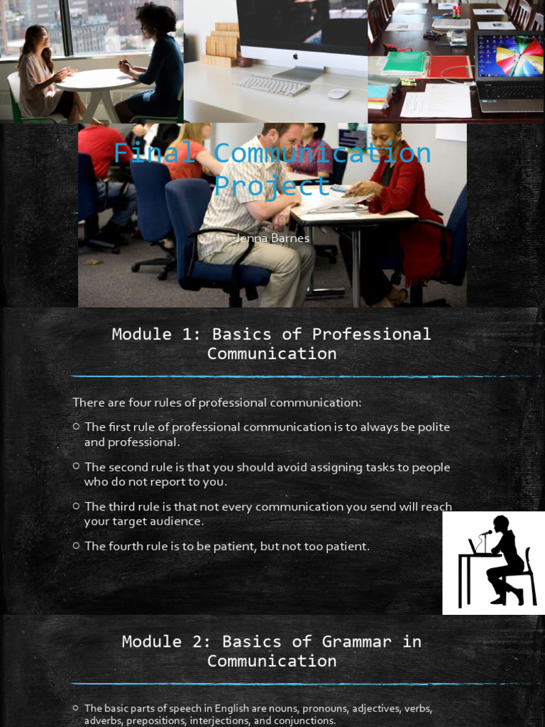 Final Communications Project | PDF | Verb | Language Mechanics