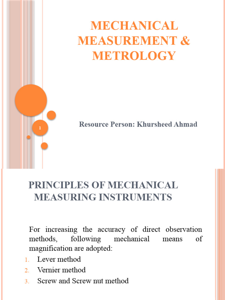 2-prncpls of Mech MSRMNT | PDF | Electromagnetic Radiation | Optics