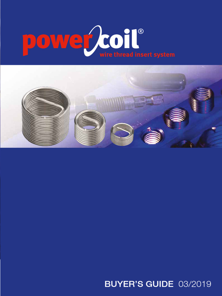 Catalgo PowerCoil BuyersGuide | PDF | Screw | Metals
