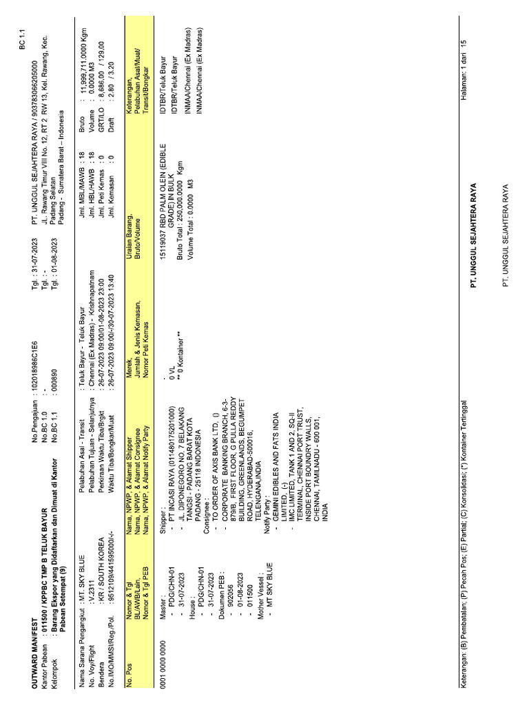 Outward Manifest MT. Sky Blue | PDF