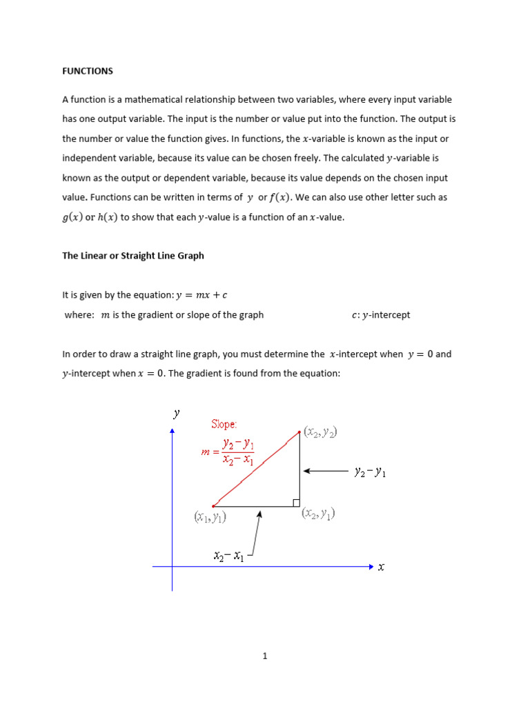Topic 4 Functions 1 Pdf Asymptote Cartesian Coordinate System