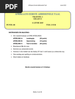 EC Afrikaans FAL Grade 12 September 2024 P2 and Memo | PDF