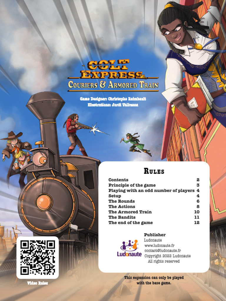 EN ColtExpress Conveyors-ArmoredTrain Rules | PDF