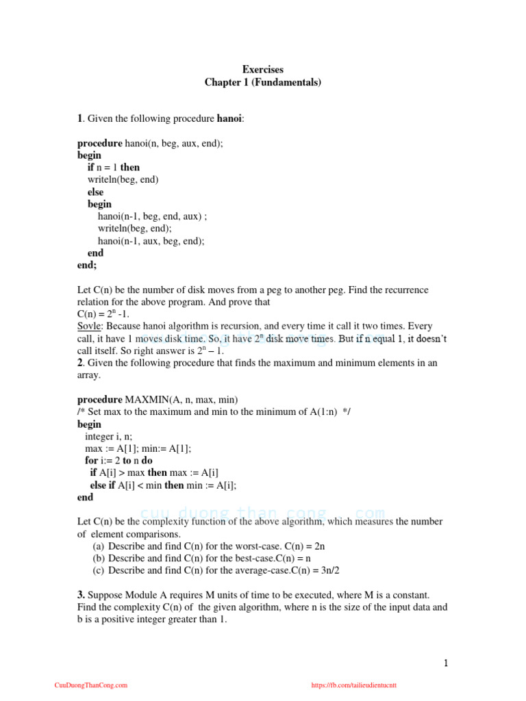 Phan-Tich-Va-Thiet-Ke-Giai-Thuat - Duong-Tuan-Anh - All - Exercises - (Cuuduongthancong - Com ...