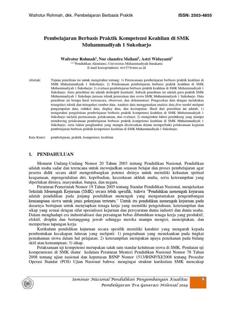 Makalah 1 SNP Wafrotur Rohmah | PDF