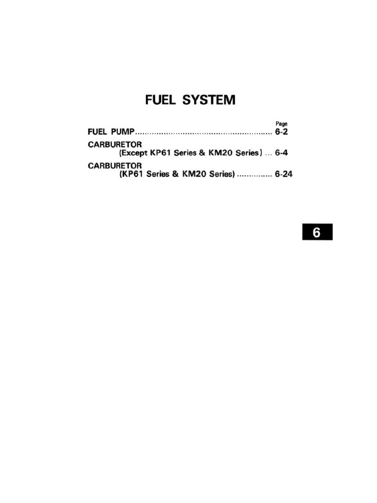 4k Fuel System | PDF