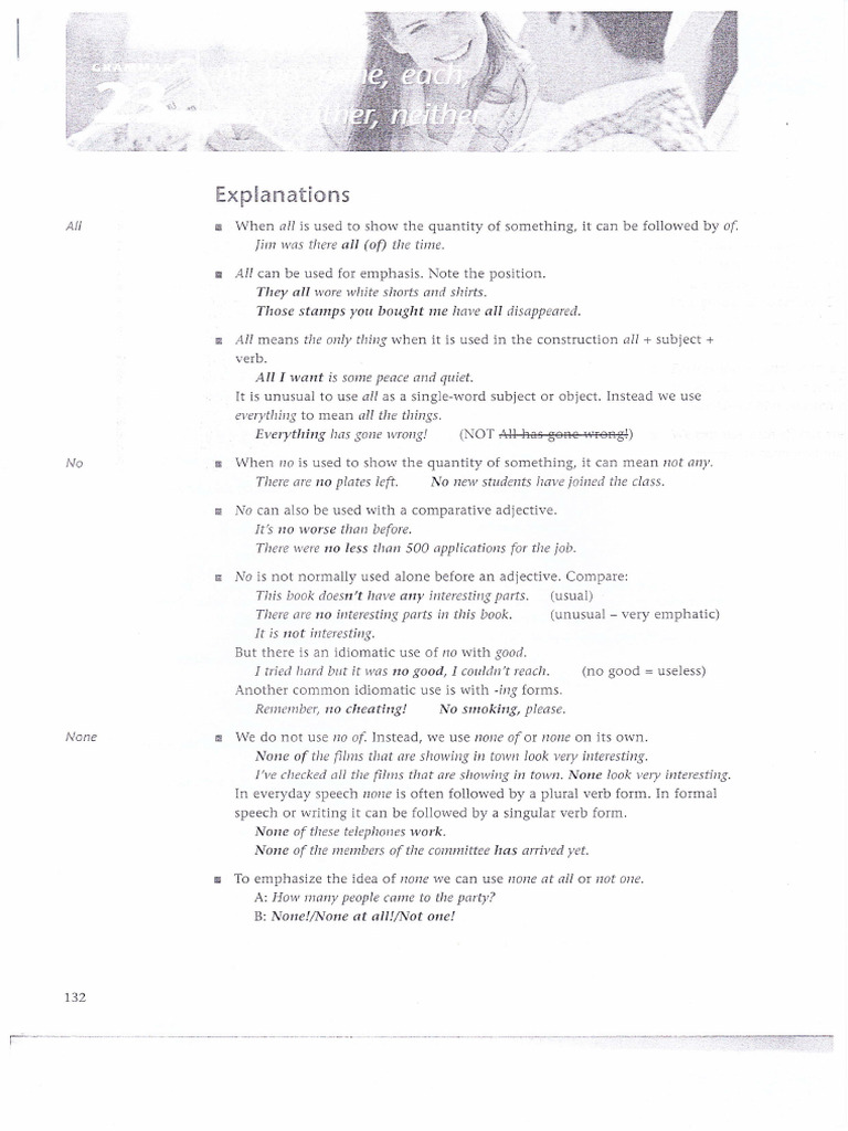 All No None Each Every Either Neither | PDF