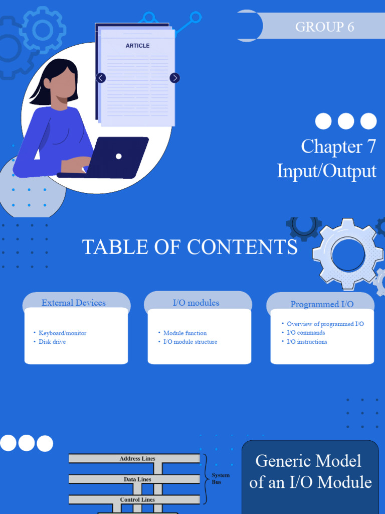 Presentation Cea Chapter7 | PDF | Input/Output | Central Processing Unit