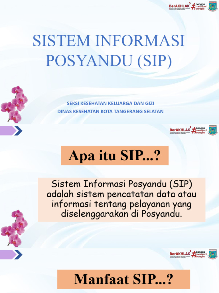 1 - Sip Posyandu April 2024 Paparan | PDF