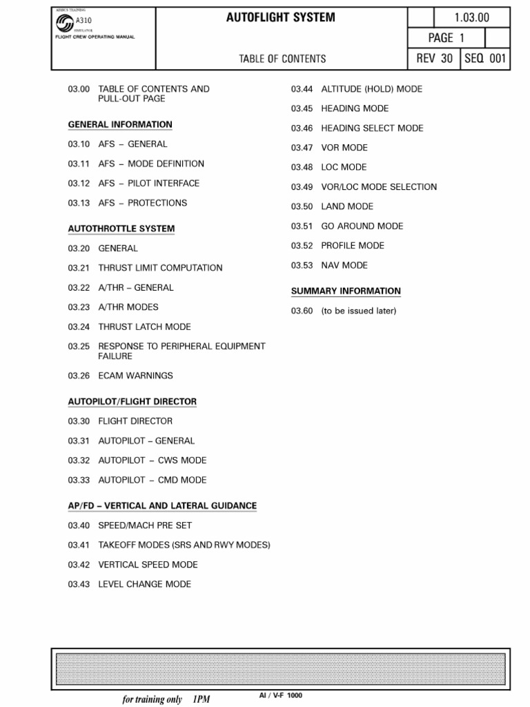A310 Autoflight System | PDF