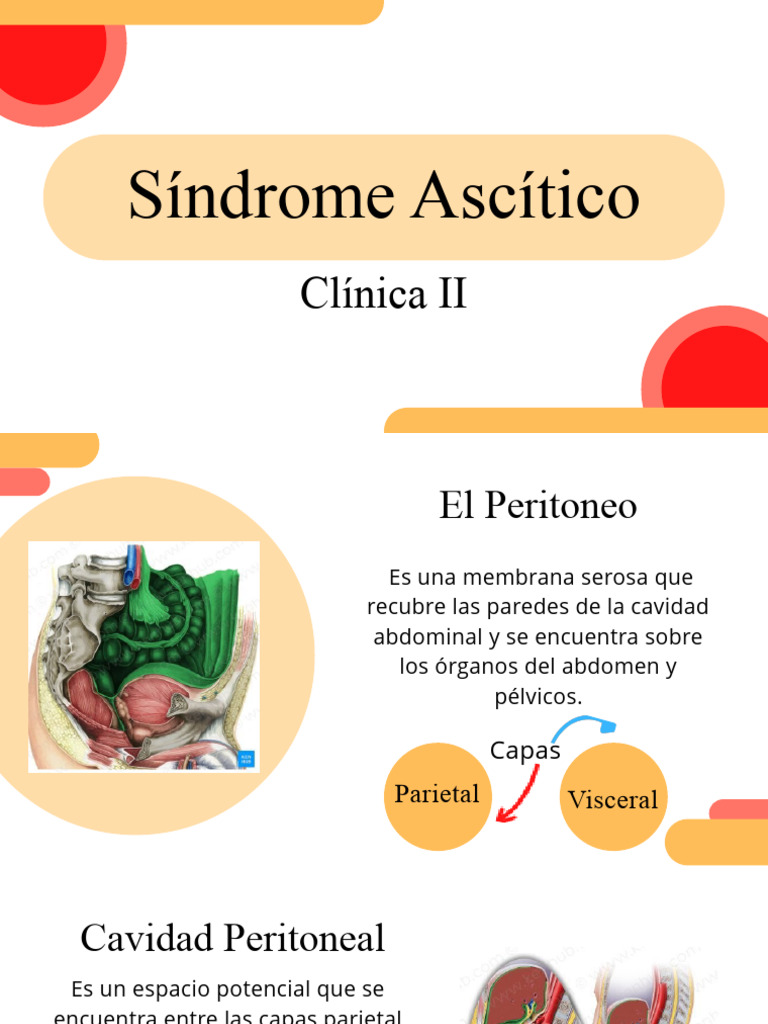 Guía Clínica del Síndrome Ascítico | PDF
