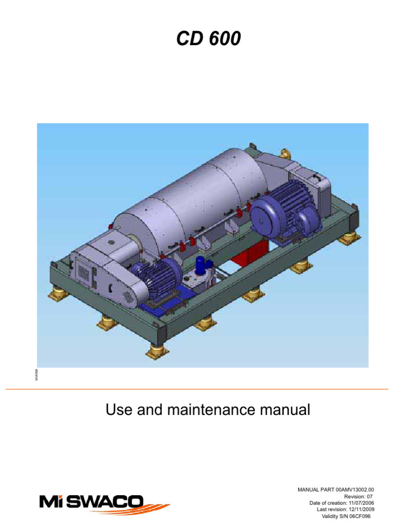 CD 600 VFD | PDF | Bearing (Mechanical) | Manual Transmission