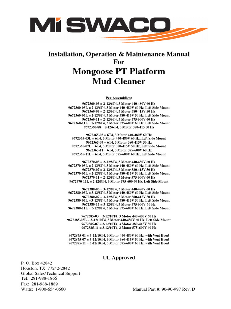 3 en 1 Mi Swaco | PDF