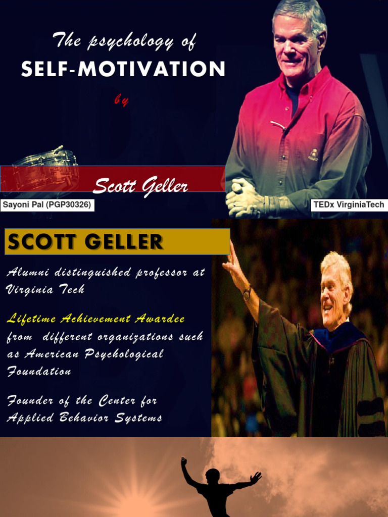 The 4C's of Self-Motivation by Scott Geller | PDF
