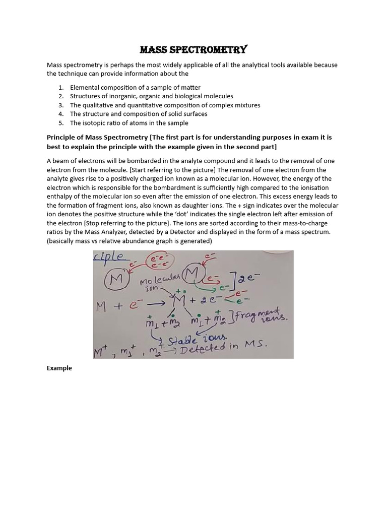 NMR Spectroscopy and Mass Spectrometry | PDF | Mass Spectrometry ...
