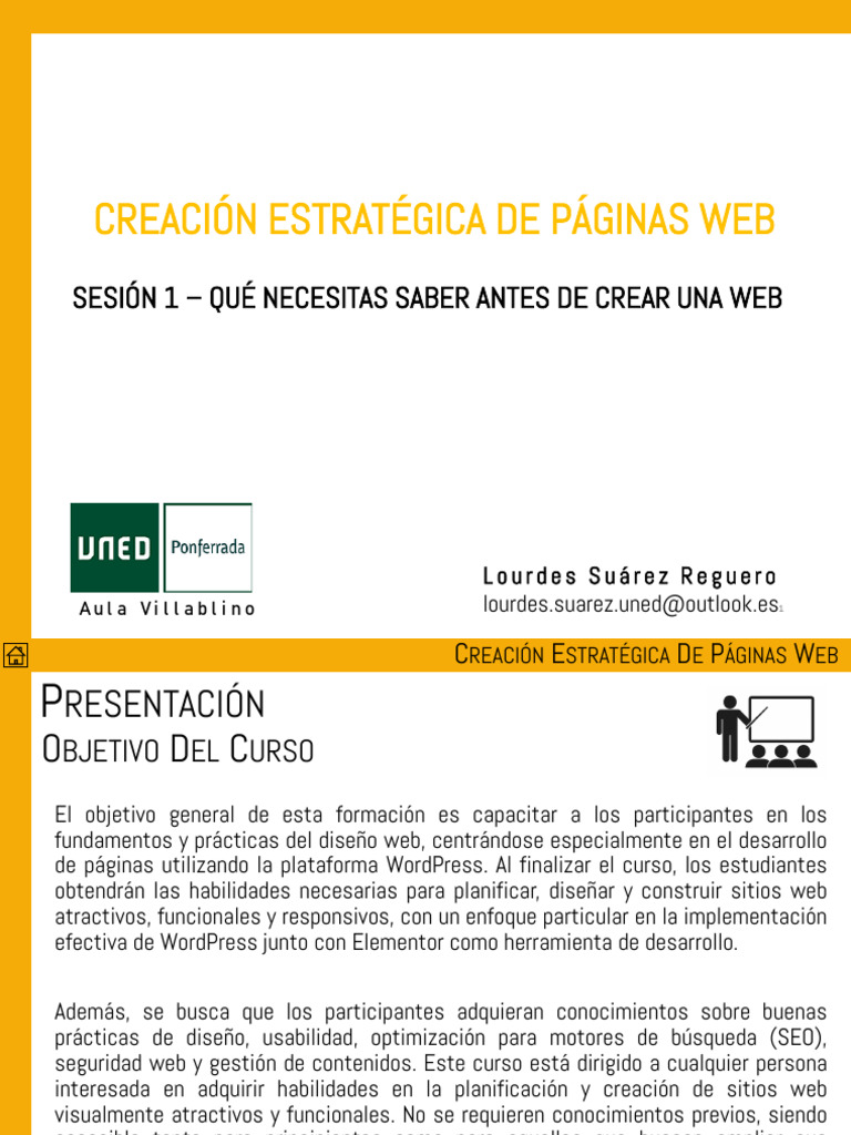 Fundamentos para Crear Páginas Web | PDF | Sitios web | Red mundial