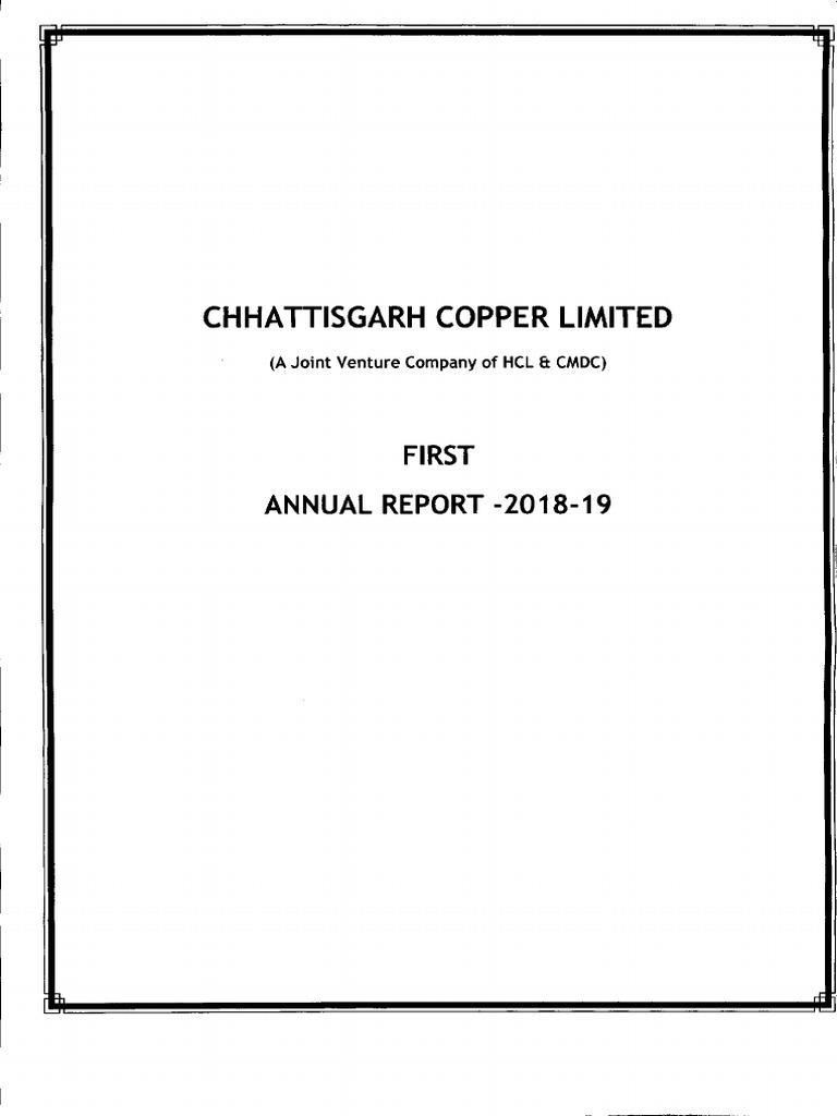 Annual Report 2018-19 of CCL | PDF | Proxy Voting | Business