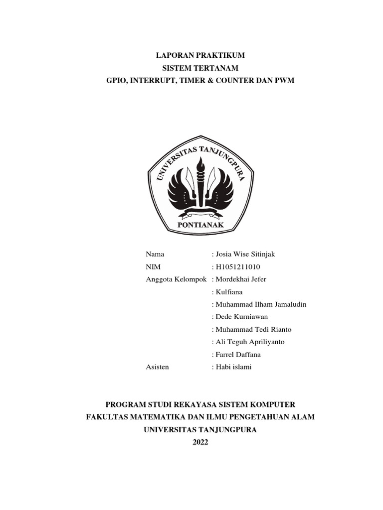 Format Laporan Praktikum Josia | PDF | Bisnis | Komputer