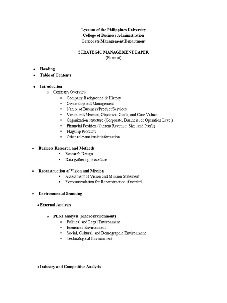 Strama Paper Template For LPU | PDF | Economies | Business Economics