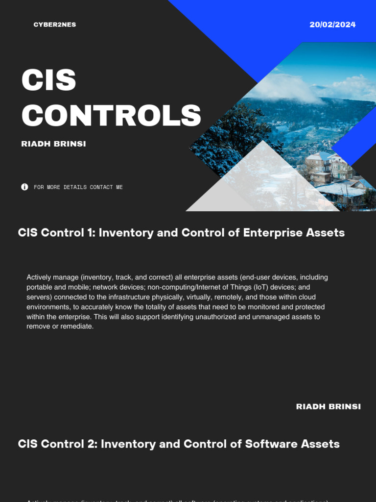 CIS Control | PDF | Security | Computer Security