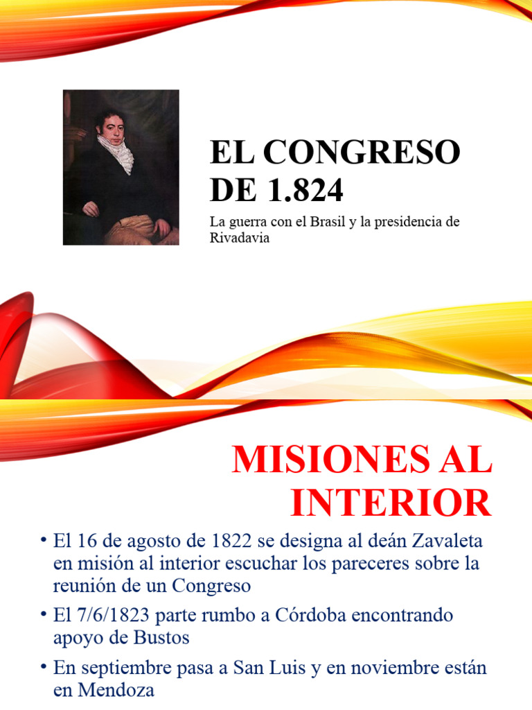El Congreso de 1824 | PDF | Legislador | El proceso de destitución