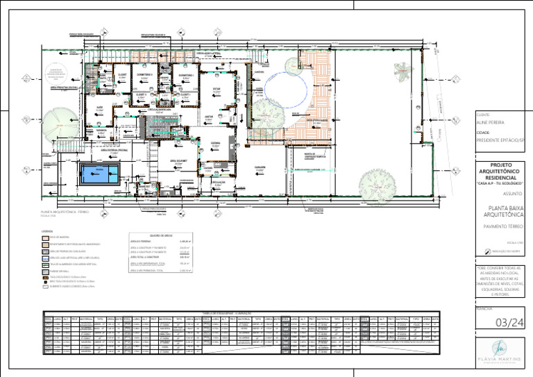 Prancha 03 - Planta Arquitetônica Térreo | PDF