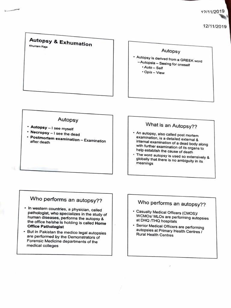 Autopsy & Exhumation | PDF | Autopsy | Skull