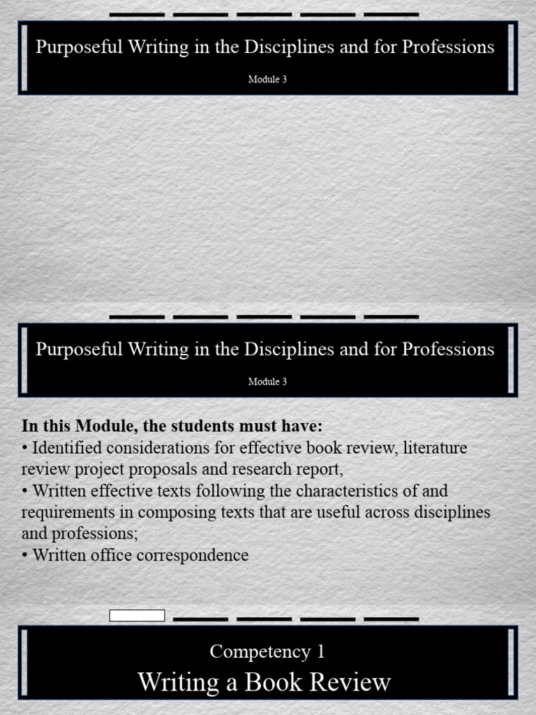Effective Book Review Writing Guide | PDF | Mentorship | Teachers