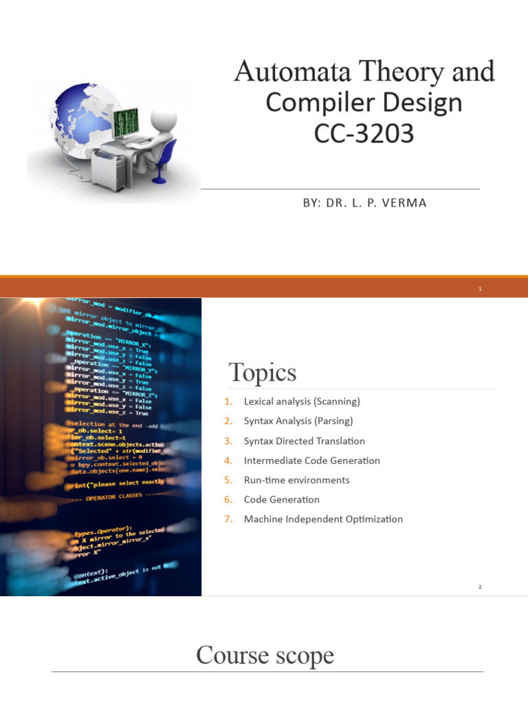 Introduction Compiler Design | PDF | Assembly Language | Compiler