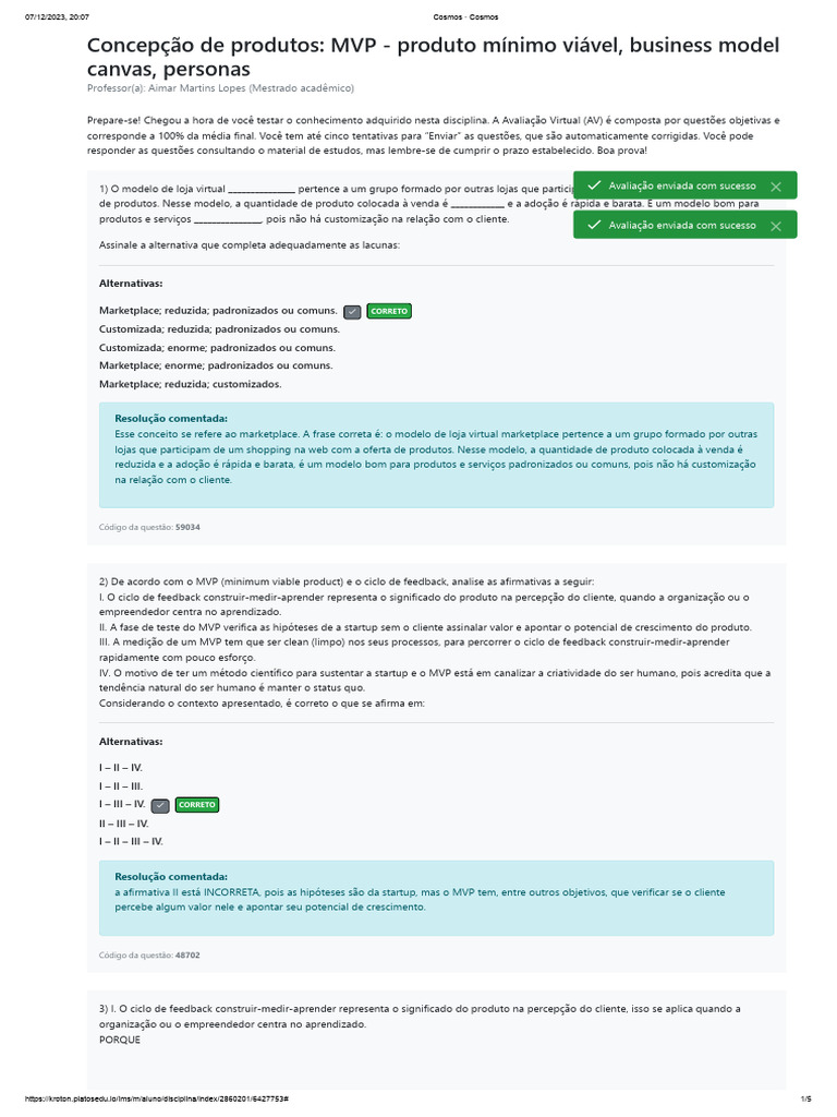 Prova | Download grátis PDF | Microempresas e Empreendedores | Empresa Startup