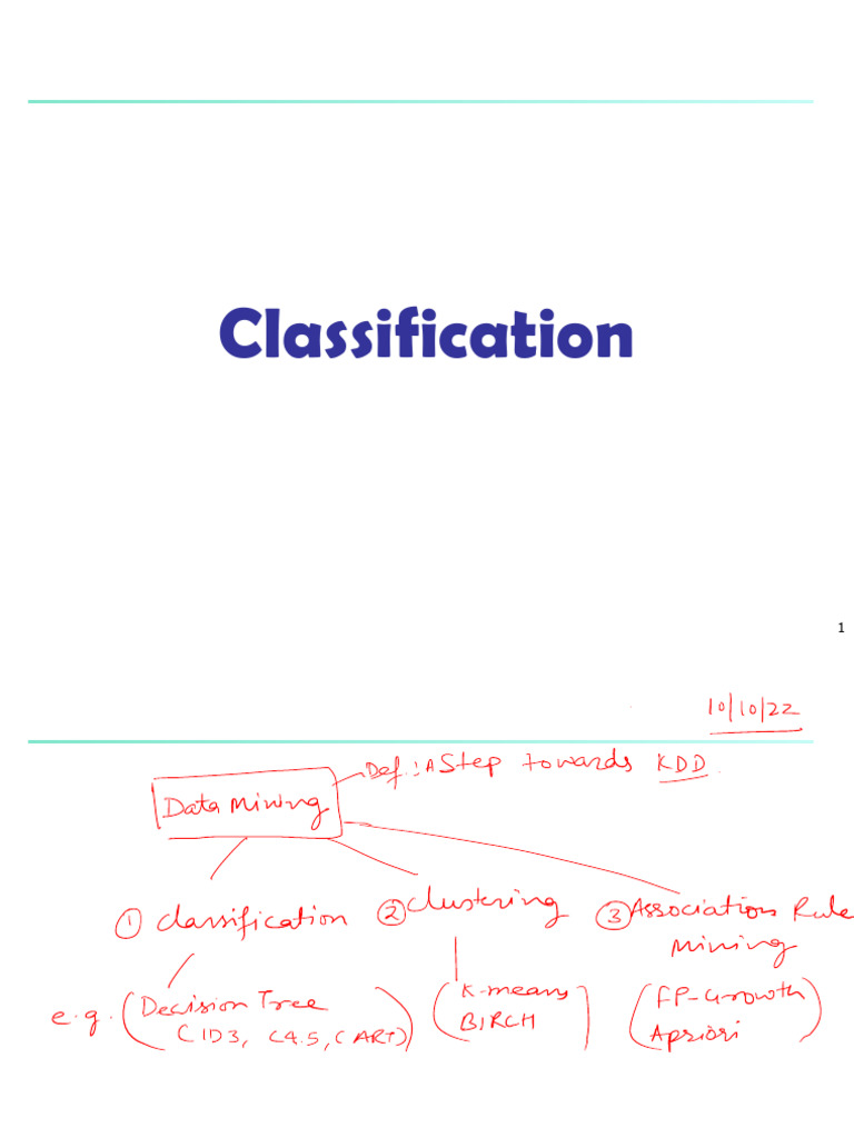 05 Classification | PDF | Sensitivity And Specificity | Statistical Classification