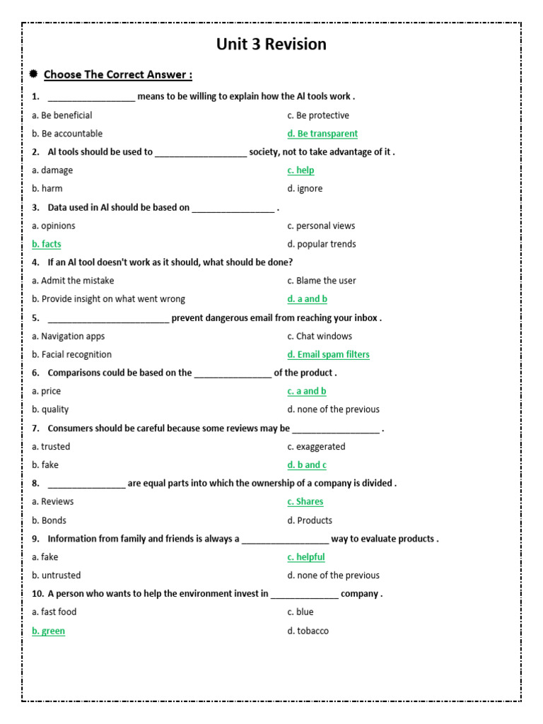 Revison Answers Form 6 Computer | PDF | Microsoft Word | Microsoft ...