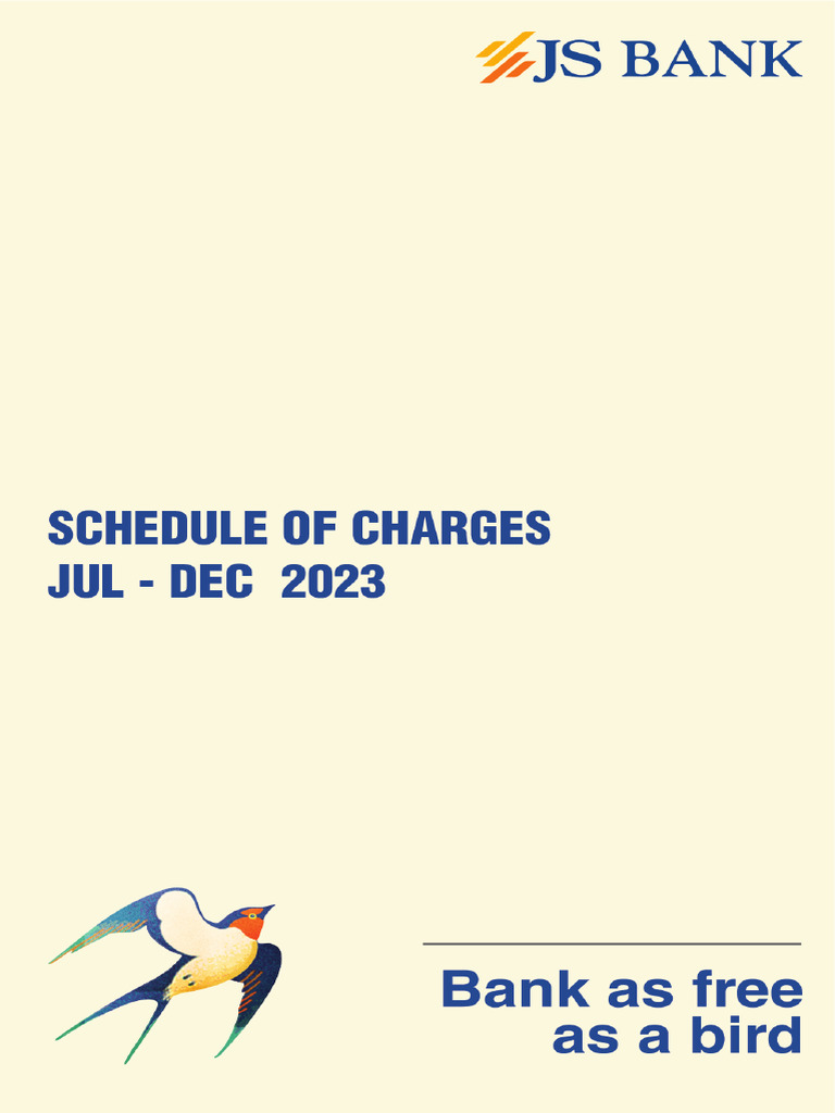 JS Bank Services and Charges Overview | PDF | Debit Card | Transaction ...