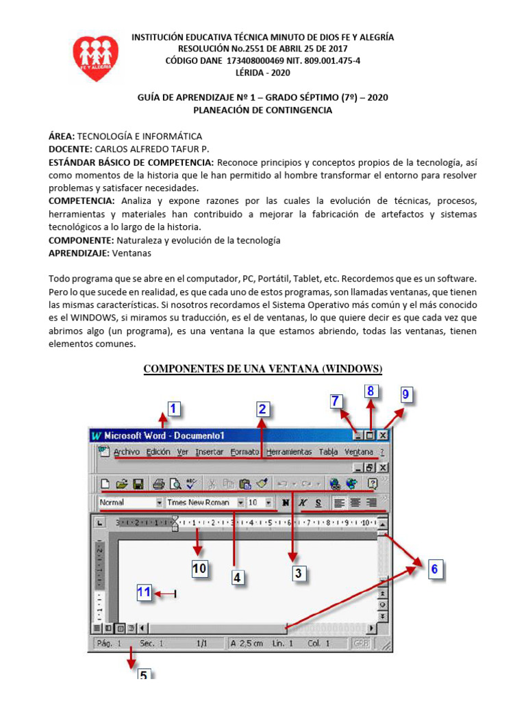 Herramientas Ofimaticas | PDF | Ventana (informática) | Teclado