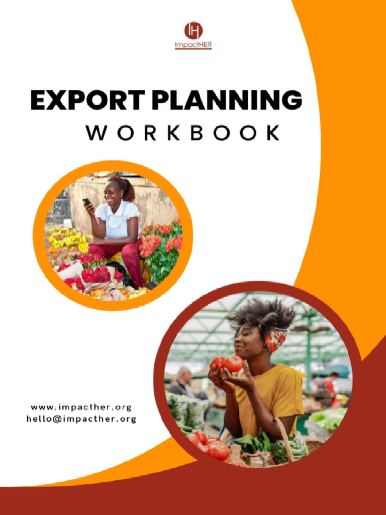 Export Planning Workbook Guide | PDF | Pricing | Marketing
