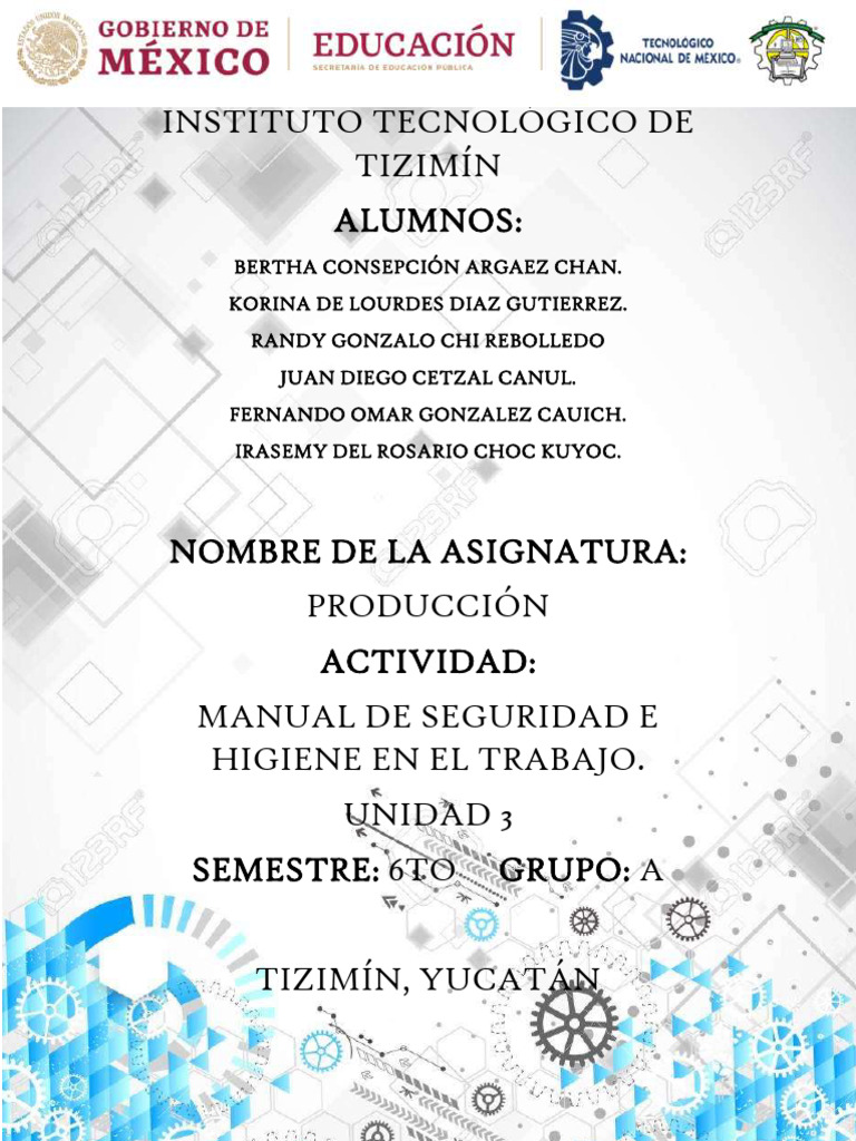 Manual de Seguridad e Higiene - Equipo 2 | PDF | Higiene | Valores