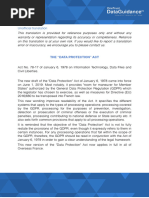 Mauritius Data Protection Act 2017 | PDF | Search Warrant | Justice