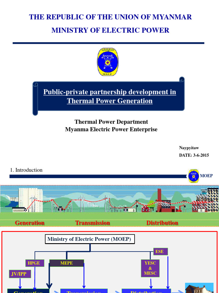 MOEP - Public-private Partnership Development in Thermal Power ...