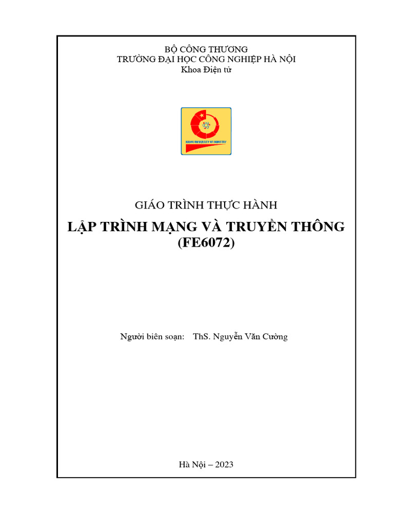 FE6072 - Giao Trinh Thuc Hanh | PDF