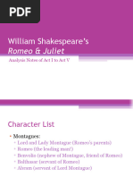 2013 Romeo and Juliet Viewing Guide | PDF | Characters In Romeo And ...