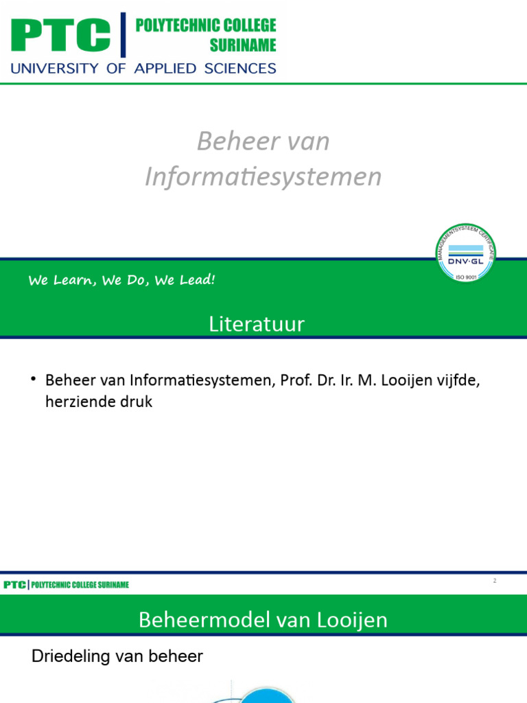 Beheermodel Van Looijen | PDF